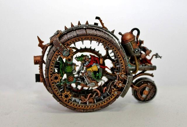 Doomwheel, Pro Painted, Skaven, Warhammer Fantasy - Skaven Doomwheel - Gallery - DakkaDakka